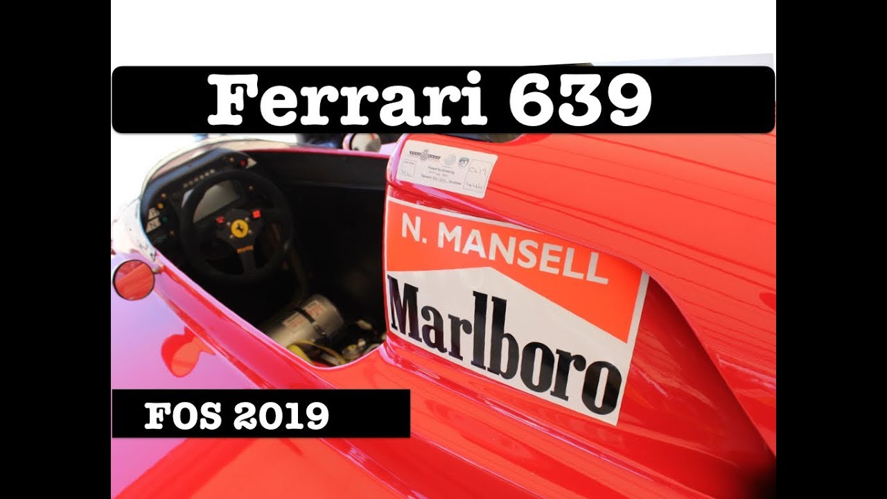 『大英帝国の息子・マンセル伝説マシン』Ferrari 639 Goodwood グッドウッド - YouTube