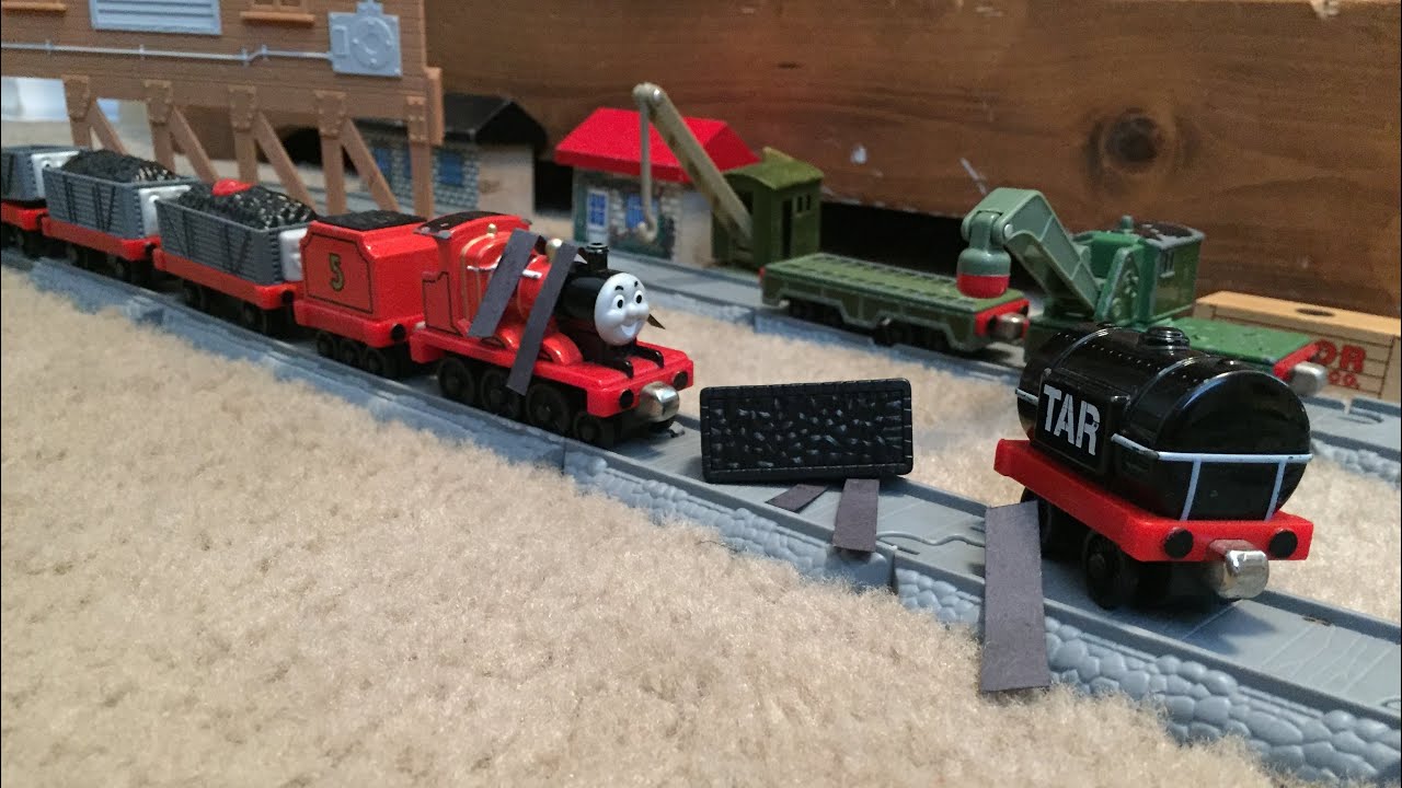 James In a Mess | Thomas & Friends Take Along Remakes - YouTube