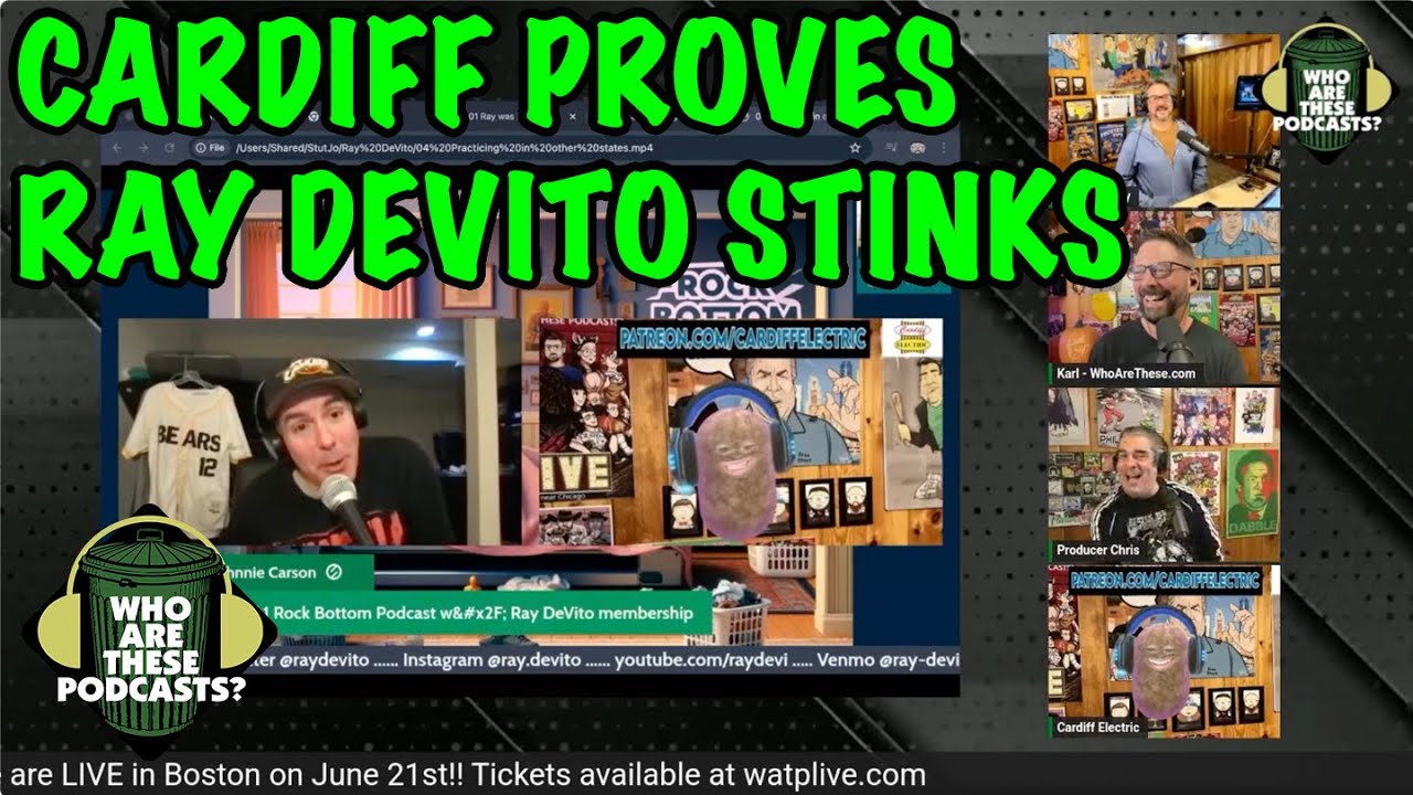 Ray DeVito Is In Over His Head; Cardiff Proves Ray Knows NOTHING! - YouTube