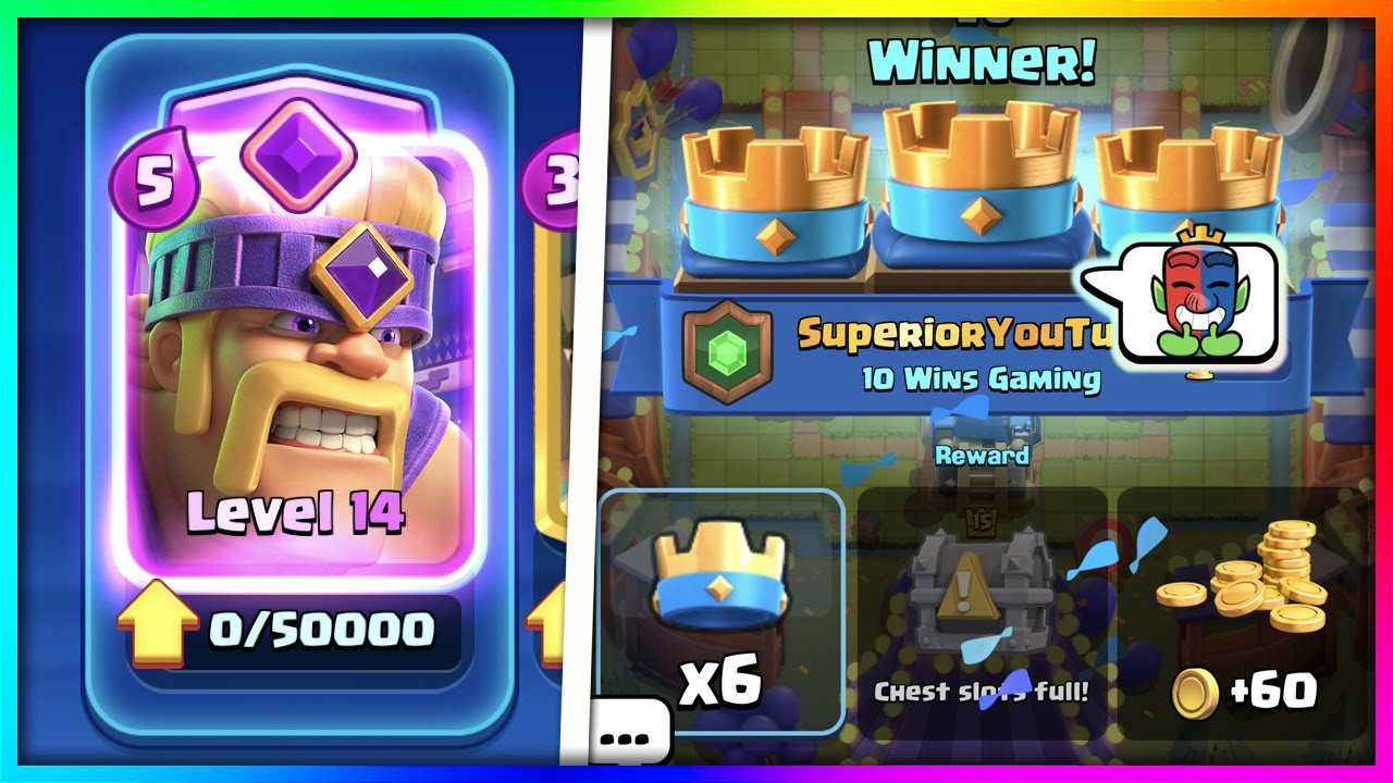 The BEST Evolved Barbarians Deck in Clash Royale - YouTube