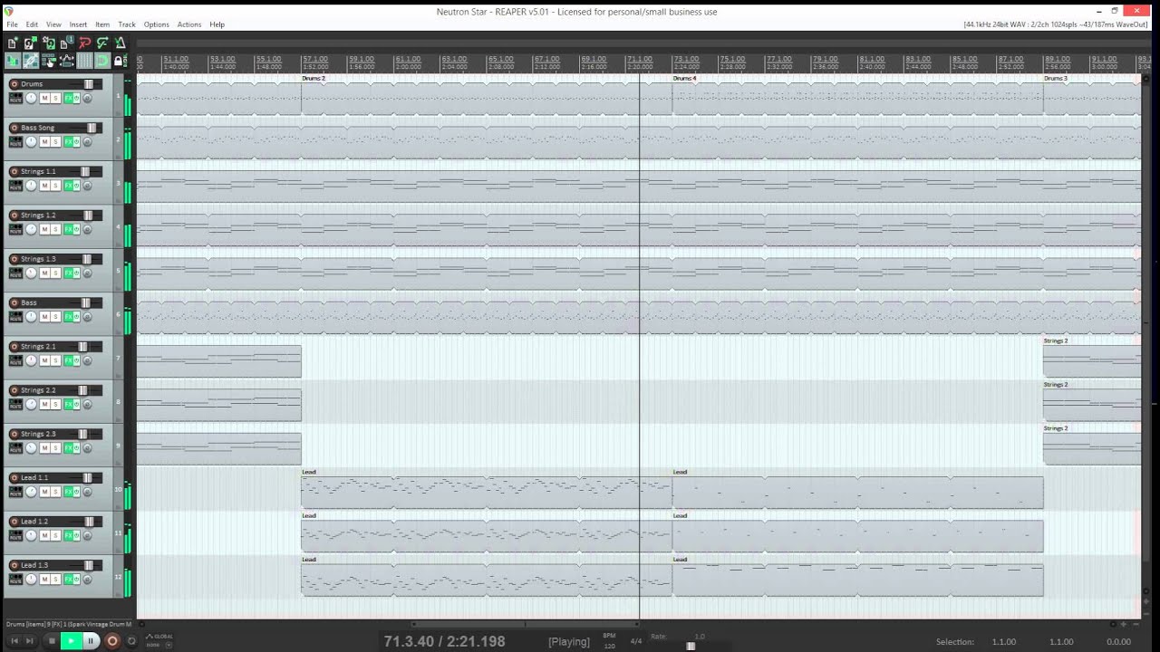 Neutron Star - Ambient Synthesizer Music Composition Made using Reaper ...