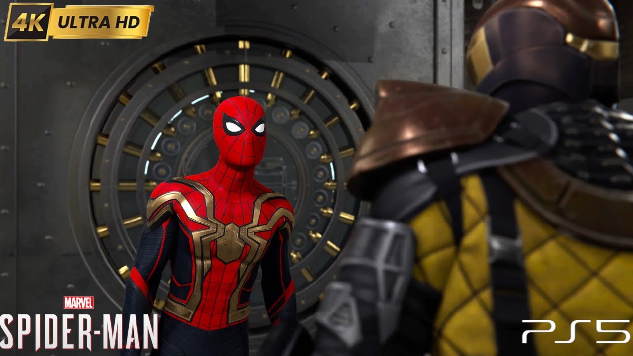 Marvel Spider-Man (PS5) " Combat with Shocker " in 4K60fps - YouTube