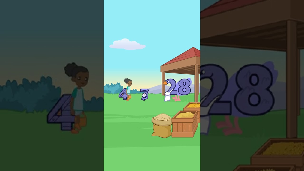 Meet the Math Facts "4x7=28" Part 1 | Preschool Prep Company #shorts ...