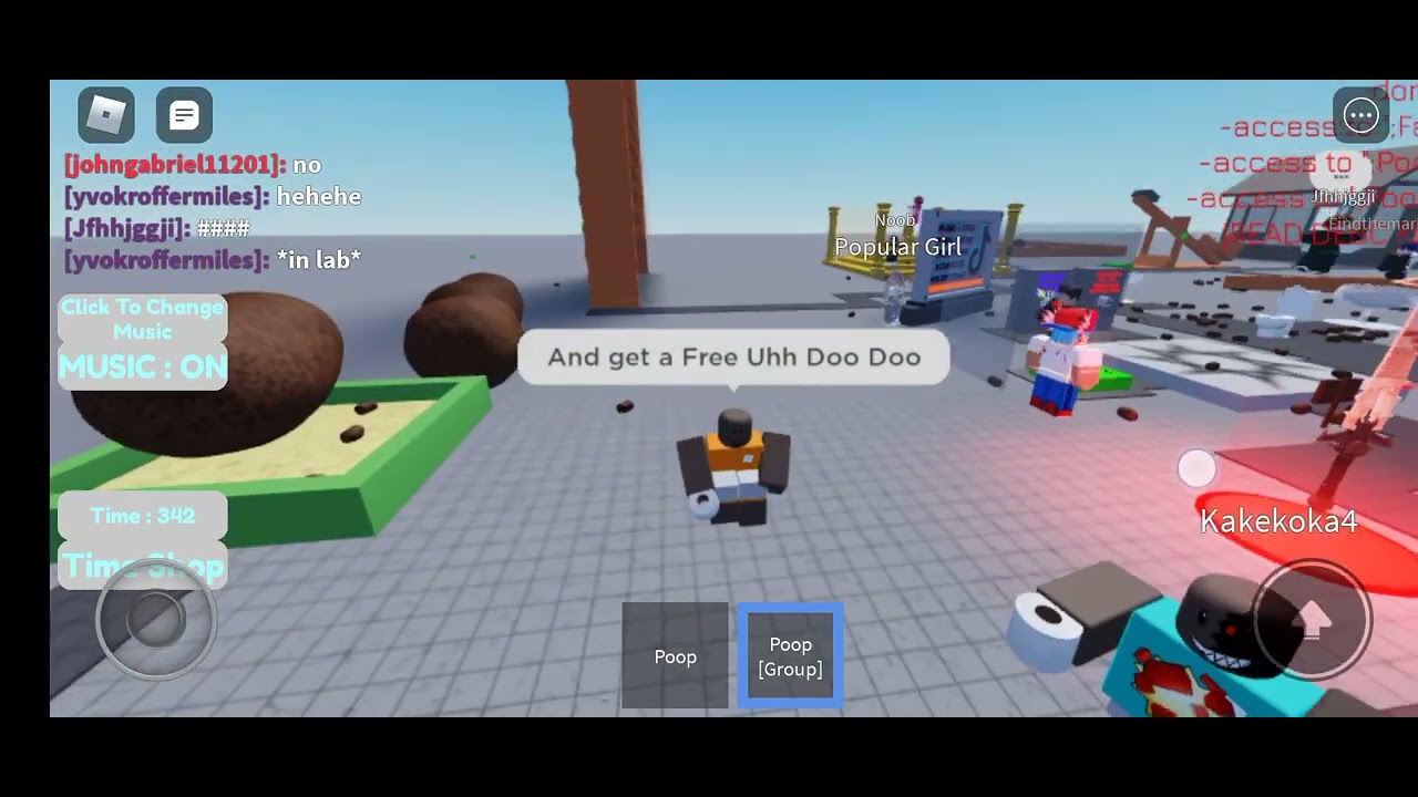 This Game Lets You To Poop, Vibe, Troll, Play Now If You're interested ...