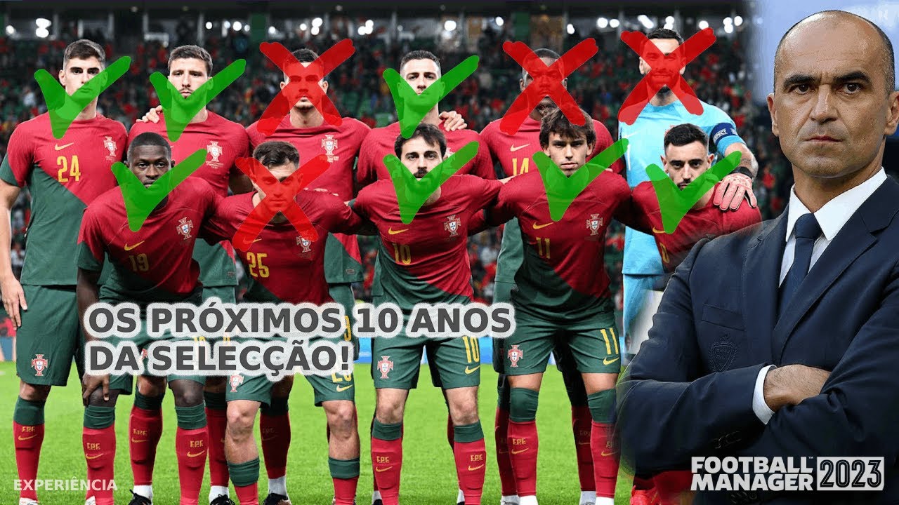 Os Próximos 10 ANOS da SELECÇÃO! | PORTUGAL | Football Manager 2023 ...