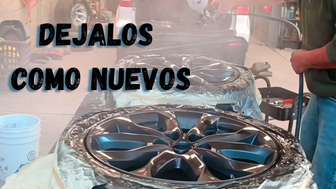 como pintar rines de auto - YouTube