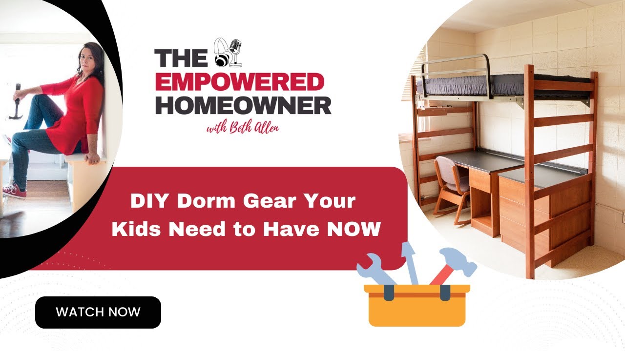 College Dorm Room - DIY Essentials for Adulting on Campus - YouTube