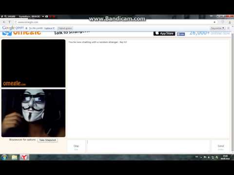 V For Vendetta Maskeli Gencin Omegle Chat Macerası 1