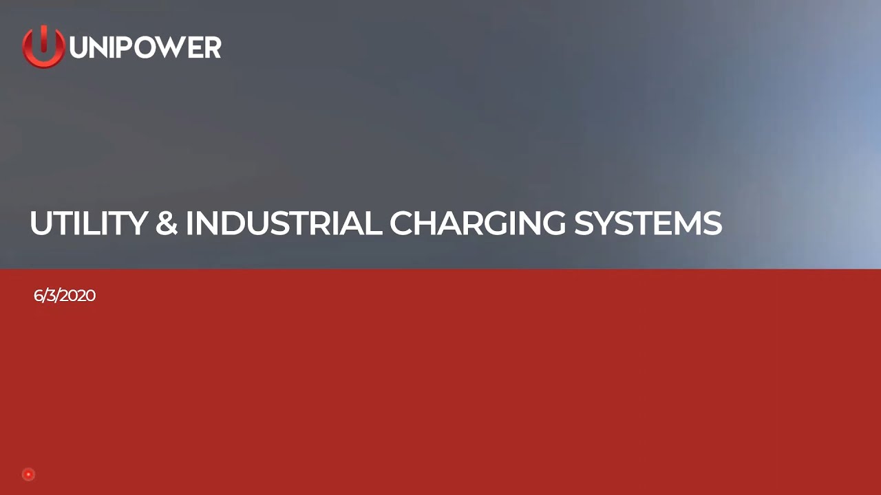 Utility and Industrial Charging Systems by UNIPOWER - YouTube