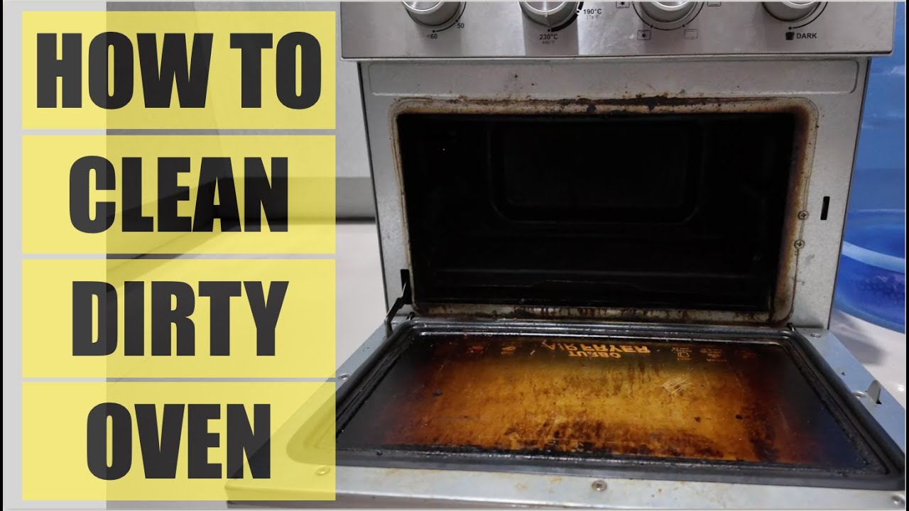 How to Clean Super Dirty Oven (with English subtitle) - YouTube