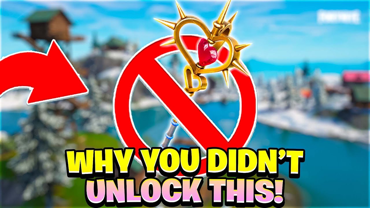 Why You DIDN'T Unlock Your Free Pickaxe Yet! (Mace of Hearts Pickaxe ...