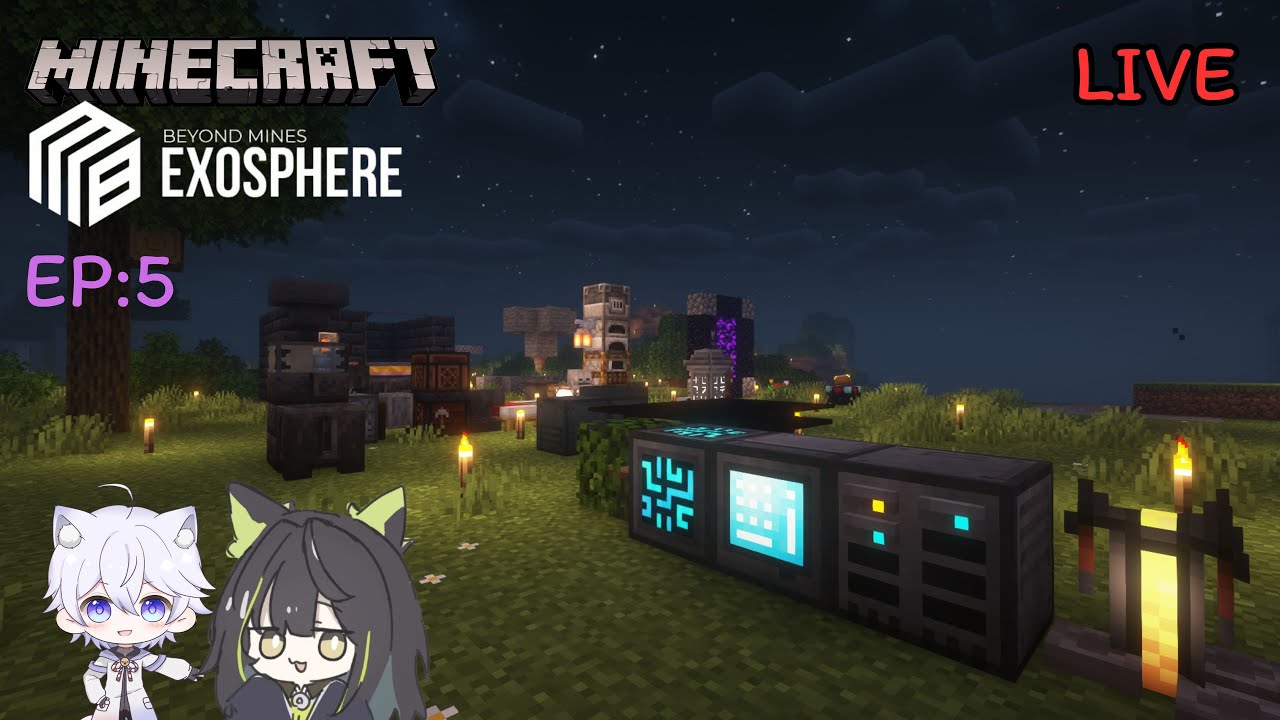 [🔴Live] BM: Exosphere - EP5 | ทำระบบไฟฟ้าใหม่ | Minecraft Modpacks ...
