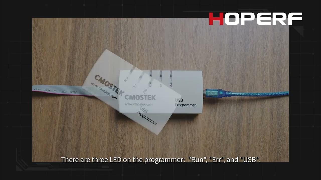 CMOSTEK USB Programmer Guidance - YouTube