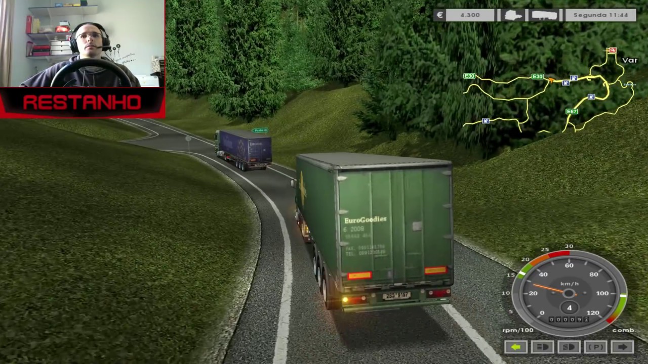 ETS - O PRIMEIRO EURO TRUCK SIMULATOR - EURO TRUCK SIMULATOR 1 - YouTube