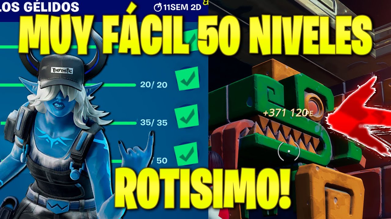 GENIAL! LLEGA FACIL A LOS 50 NIVELES PARA SKIN GRATIS PAQUETE DE ...