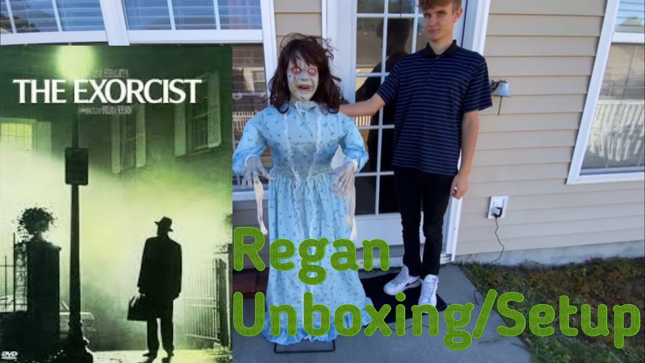Regan “The Exorcist” Unboxing/Setup, Spirit Halloween. - YouTube