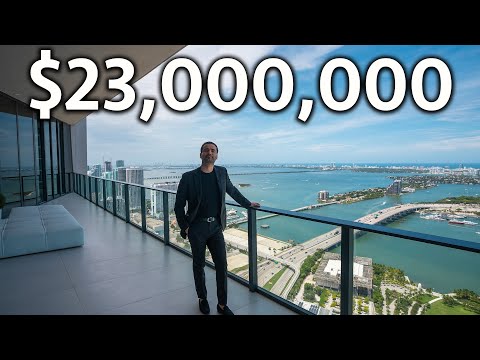 À l'intérieur d'un penthouse de 23 000 000 $ à Miami avec vue sur toute la ville