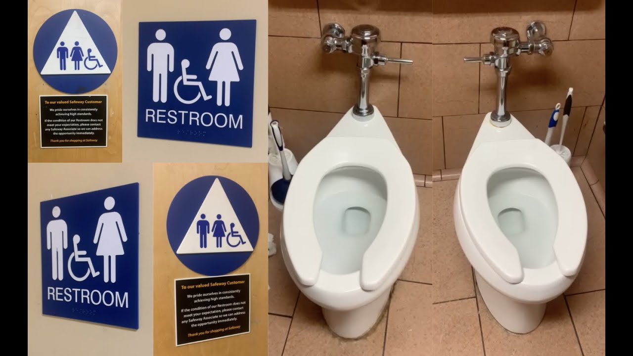 Safeway Unisex Restrooms Reshoot - YouTube