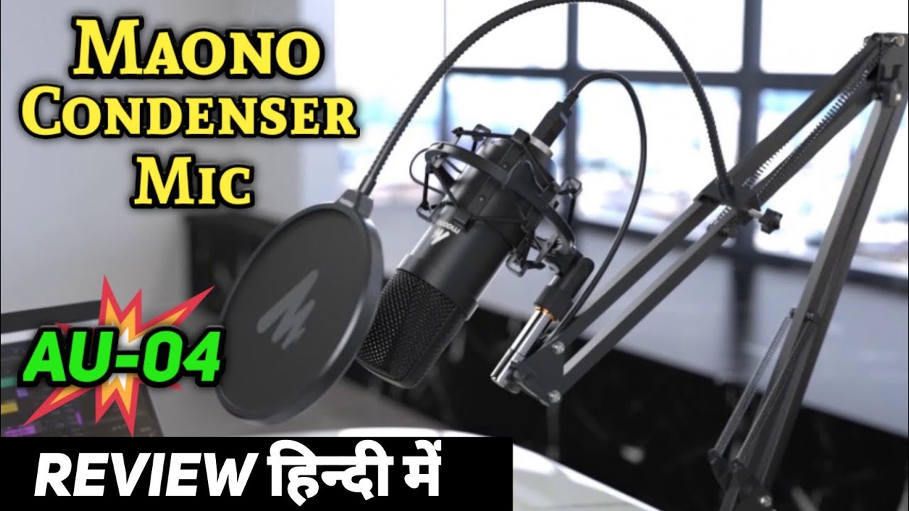 Maono USB Microphone Kit | Maono AU-A04 Condenser Microphone Kit ...