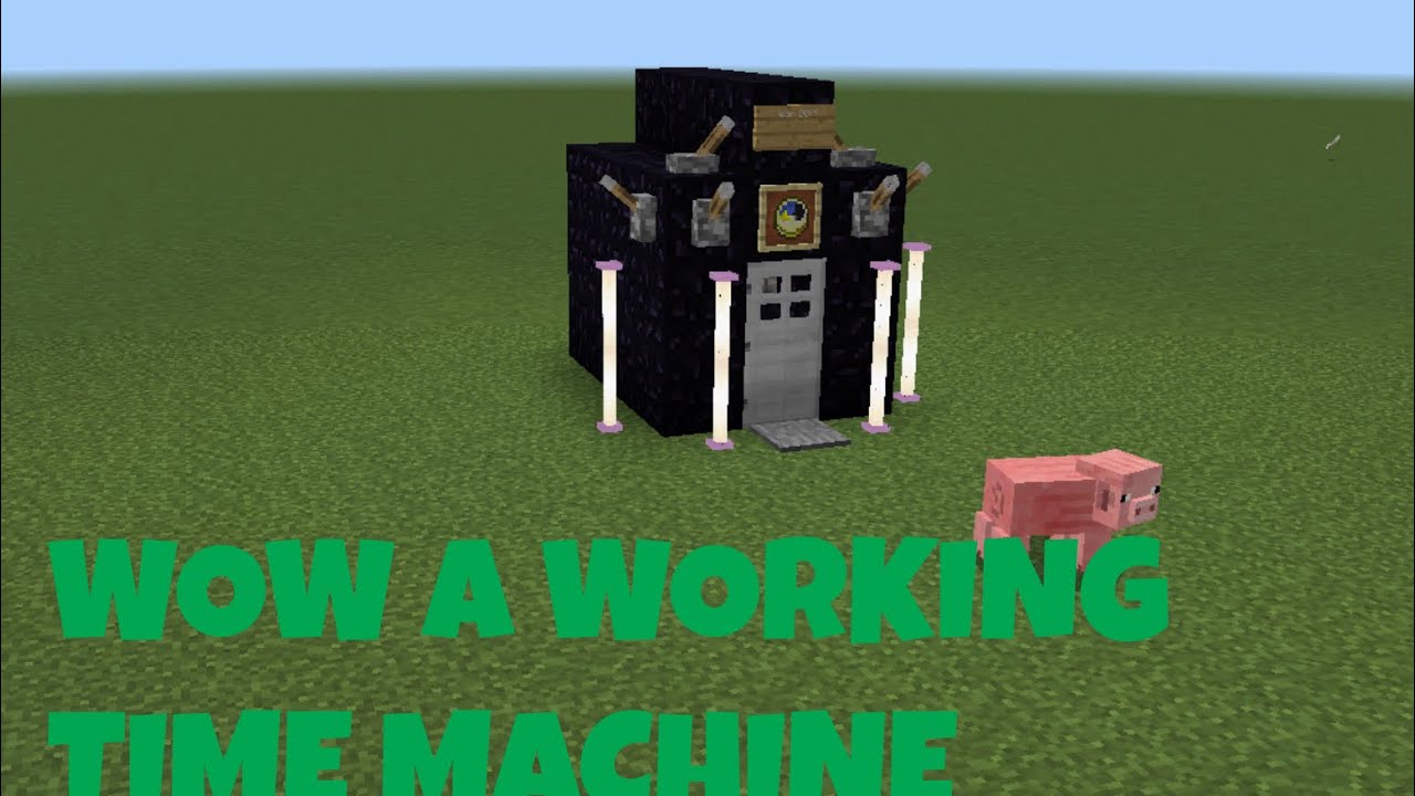 How to build a working Time Machine in Minecraft classic. - YouTube