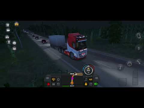 TRUCK SİMULATOR ULTİMATE OYUNUNDA VOLVO FH 6X4 İLE GECE YAĞMURLU HAVADA SÜRÜŞ YAPIYORUZ !!!