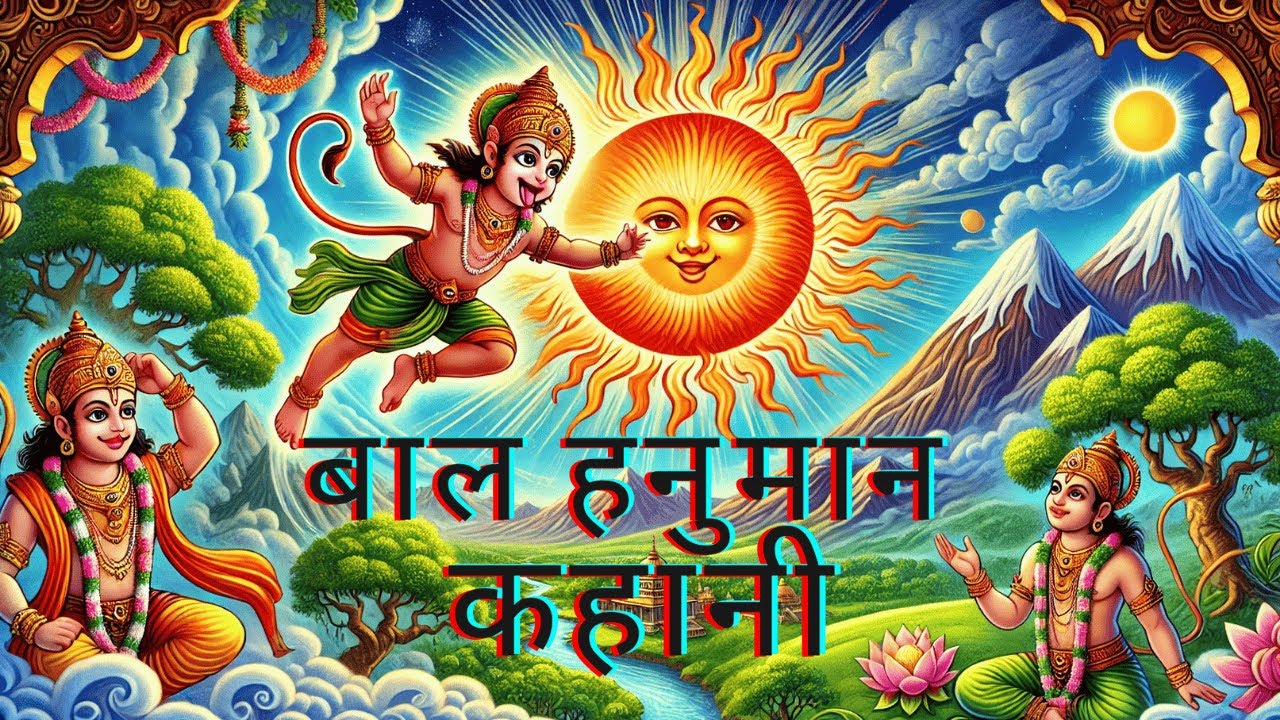 BAL HANUMAN | Bal Hanuman and sun | Hanuman story| hanuman hindi story ...