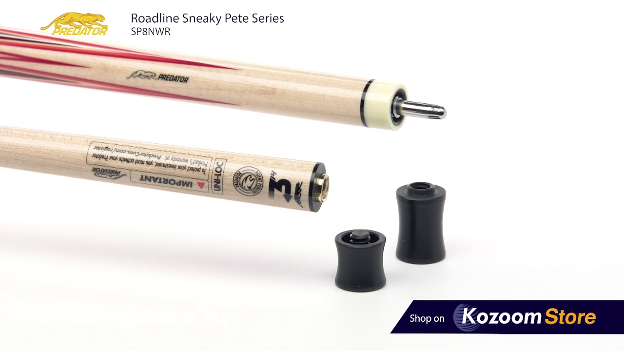 Predator Roadline Sneaky Pete Series Pool SP8NWR Billiard Cue Video ...