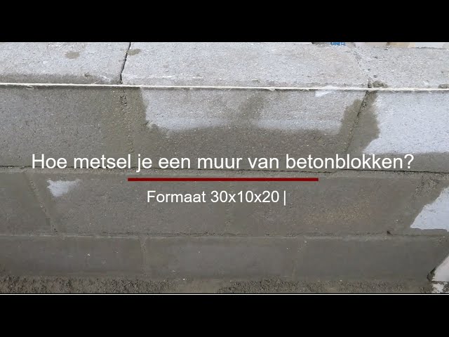 Betonnen Blokmuur
