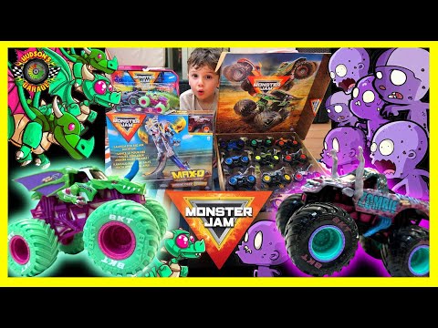 Monster Truck Toys Nitro Neon Dragonoid Zombie Monster Jam Break Free ...