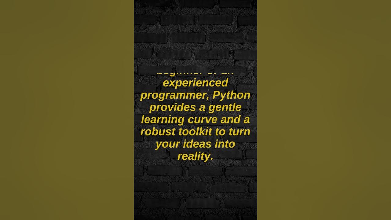 Python under 1 Minute: The Basics Explained! - YouTube