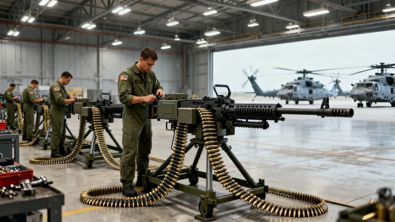 US Marines Test‑Fire New Powerful GAU‑21 Heavy Machine Gun - YouTube