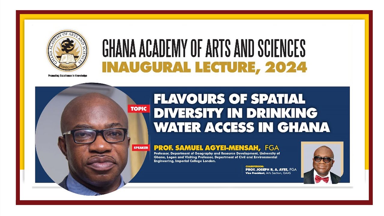 INAUGURAL LECTURE 2024 by PROF. SAMUEL AGYEI-MENSAH, FGA - YouTube