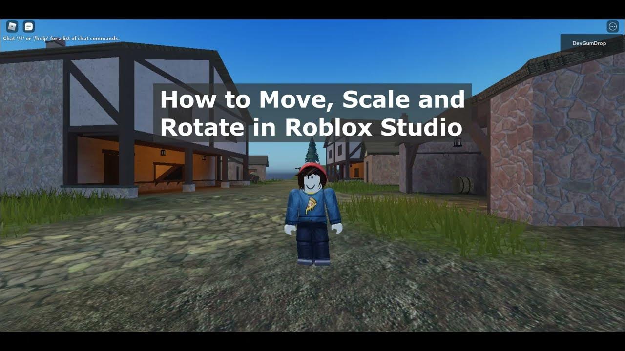 Move, Scale and Rotate things in Roblox Studio - YouTube