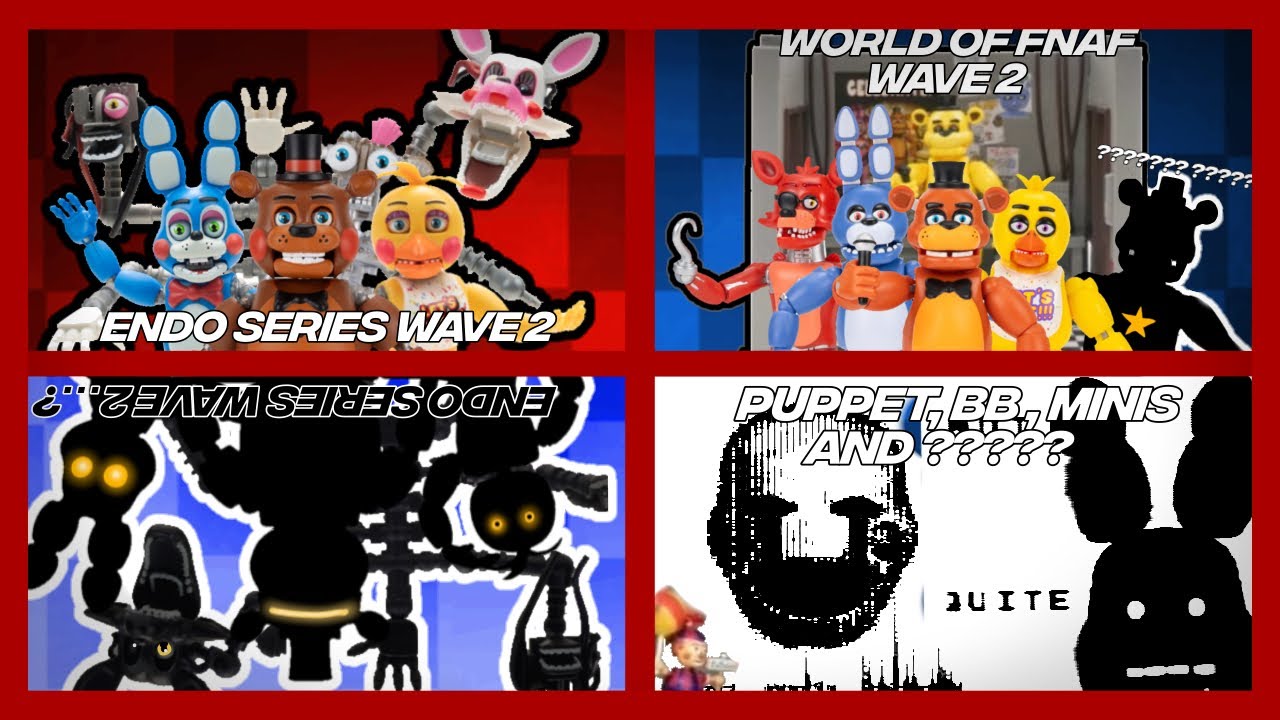 FNaF JAZWARES WAVE 2 AND 3 NEWS! - YouTube