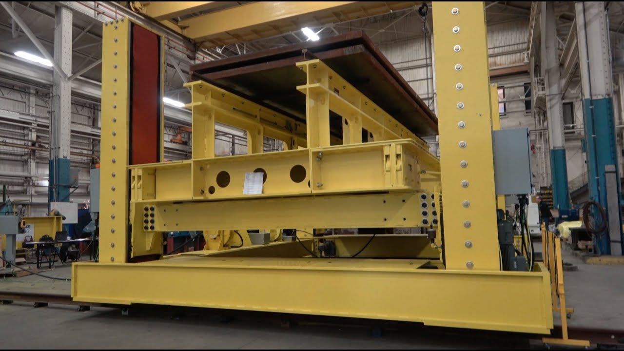 125-Ton BBM Full Truck Drop Table Testing - YouTube