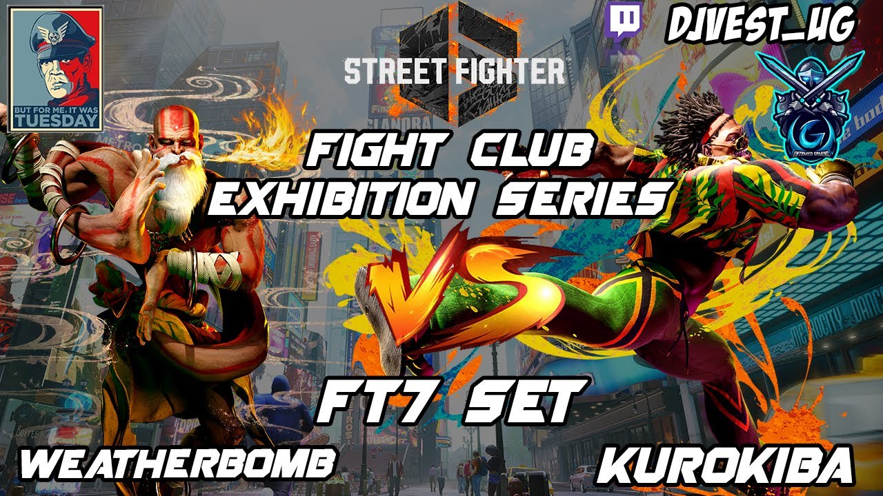 Street Fighter 6 Fight Club Exhibition Series - WeatherBomb VS Kurokiba ...