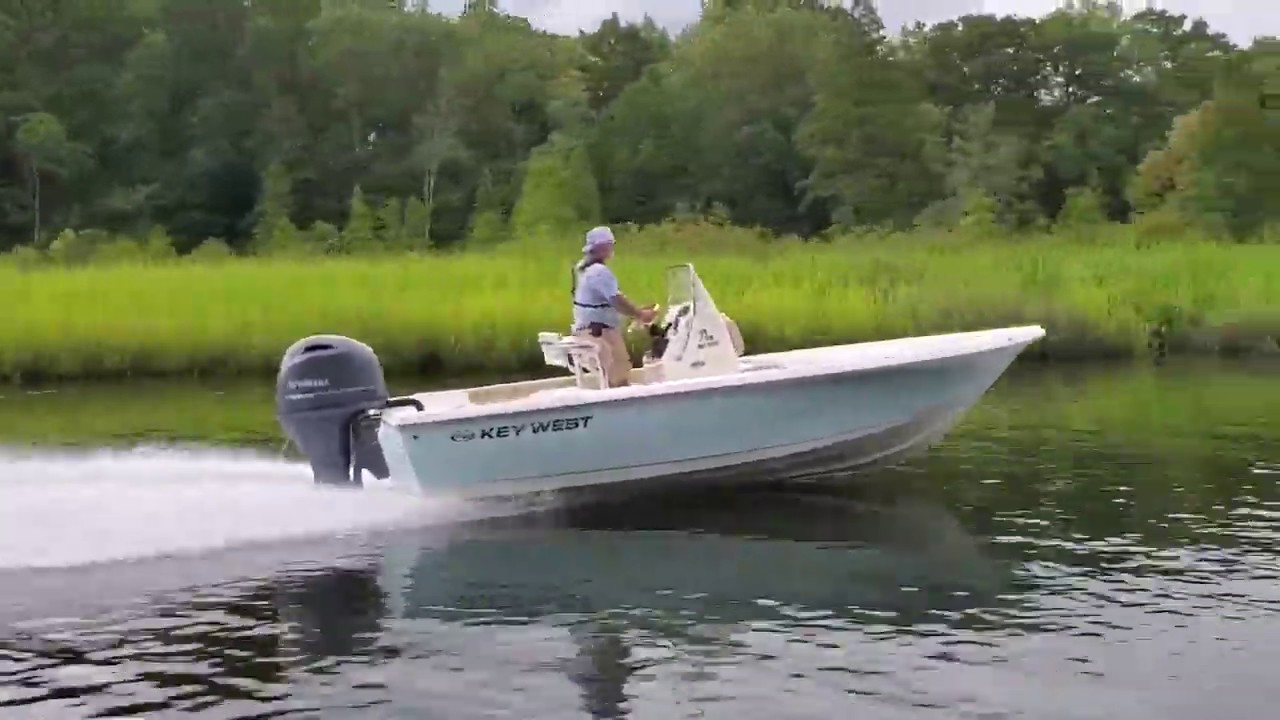 The All New for 2020 Key West 188 BR Running on the Water! - YouTube