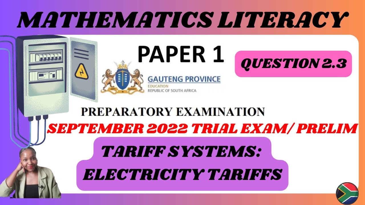 GRADE 12 GAUTENG SEPTEMBER 2022 EXAMINATION GUIDE MATHS LITERACY PAPER ...
