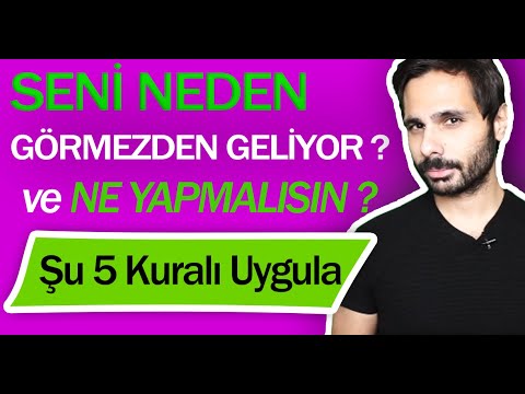 SENİ NEDEN UMURSAMIYOR OLABİLİR ? SENİ UMURSAMADIĞINDA ŞU 5 KURALI UYGULA !