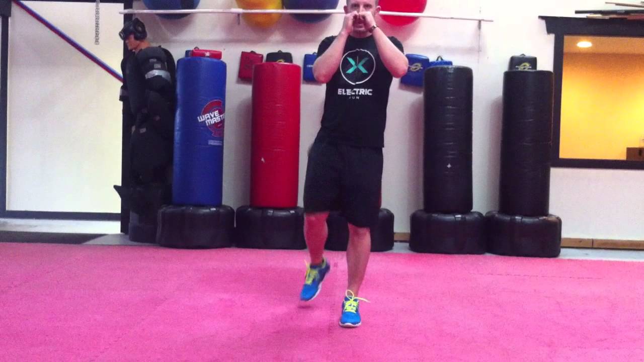 Basic Front Kick Front View - YouTube