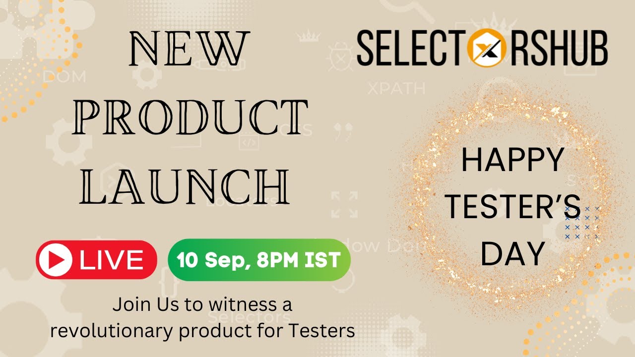 New Product Launch | Let us improve the performance of our Testers ...