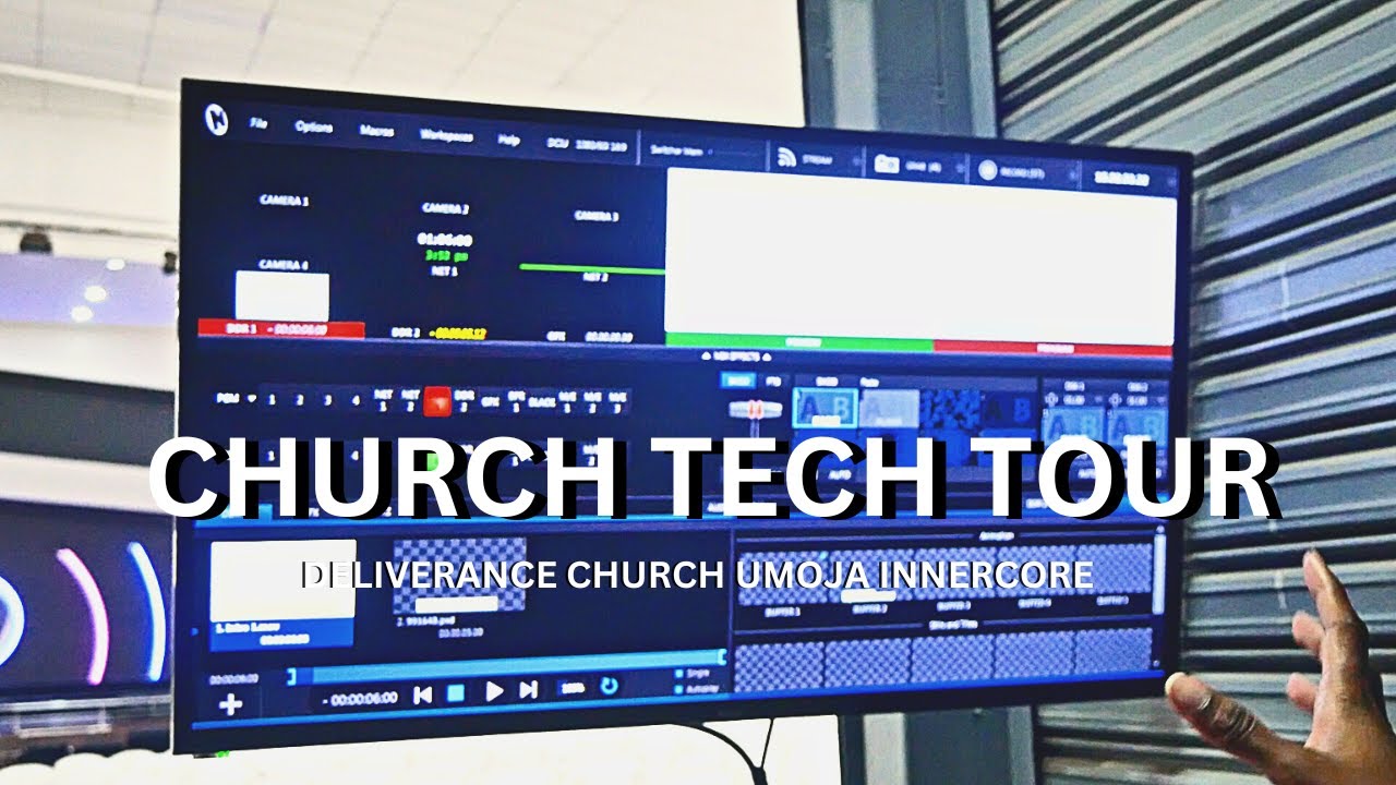DC Umoja Innercore Church High-Tech Visual Setup - YouTube