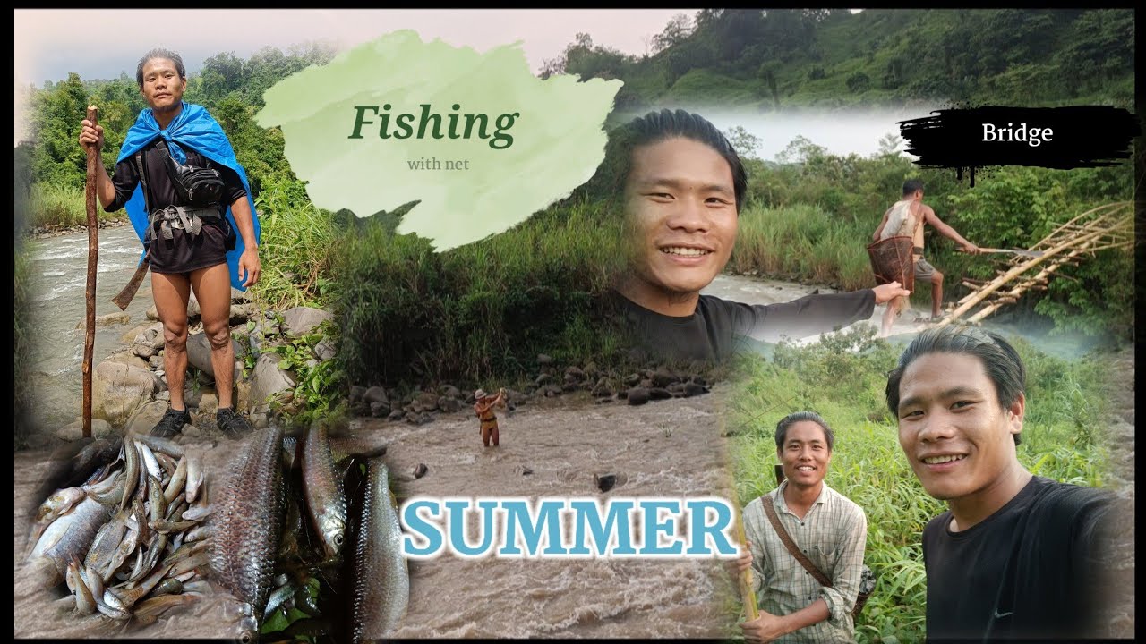 First Experience in River 2days & 1night😧 || Fishing with jaal || CK ...