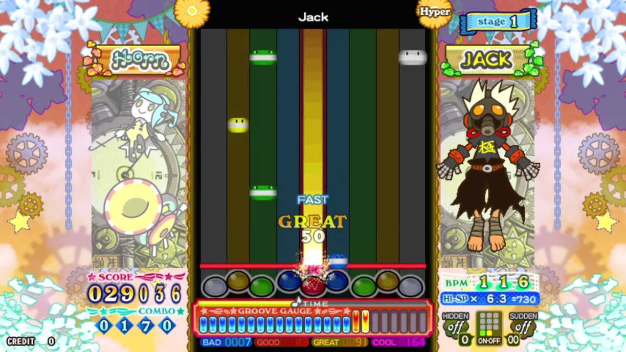[pop'n music éclale] Jack (MIXTURE) (H) - YouTube