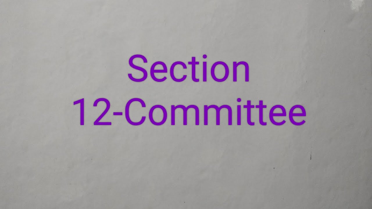 Section 12 of Mines Act1952-Committee& Rule 3&4 of mines rules 1955 ...