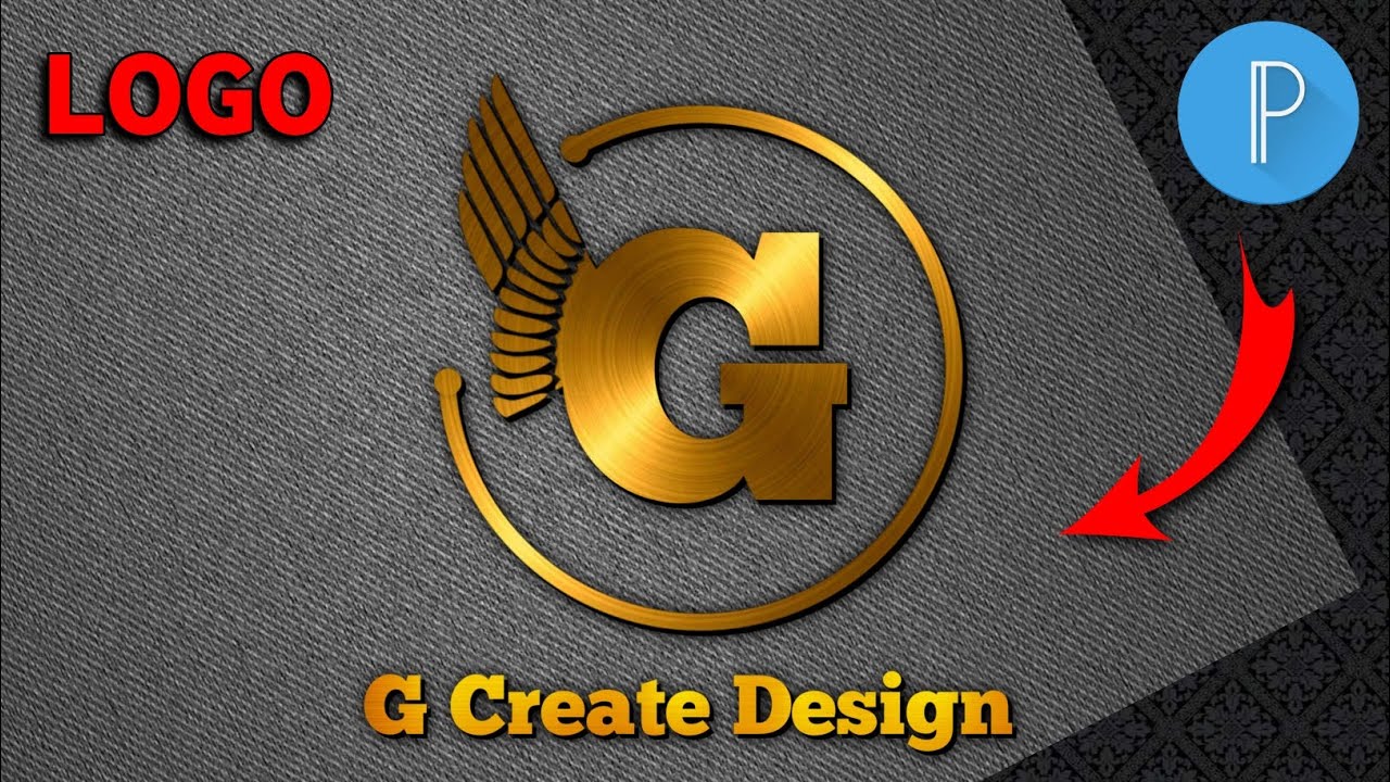 How To Make Logo Design In Pixellab how to create professional G letter ...
