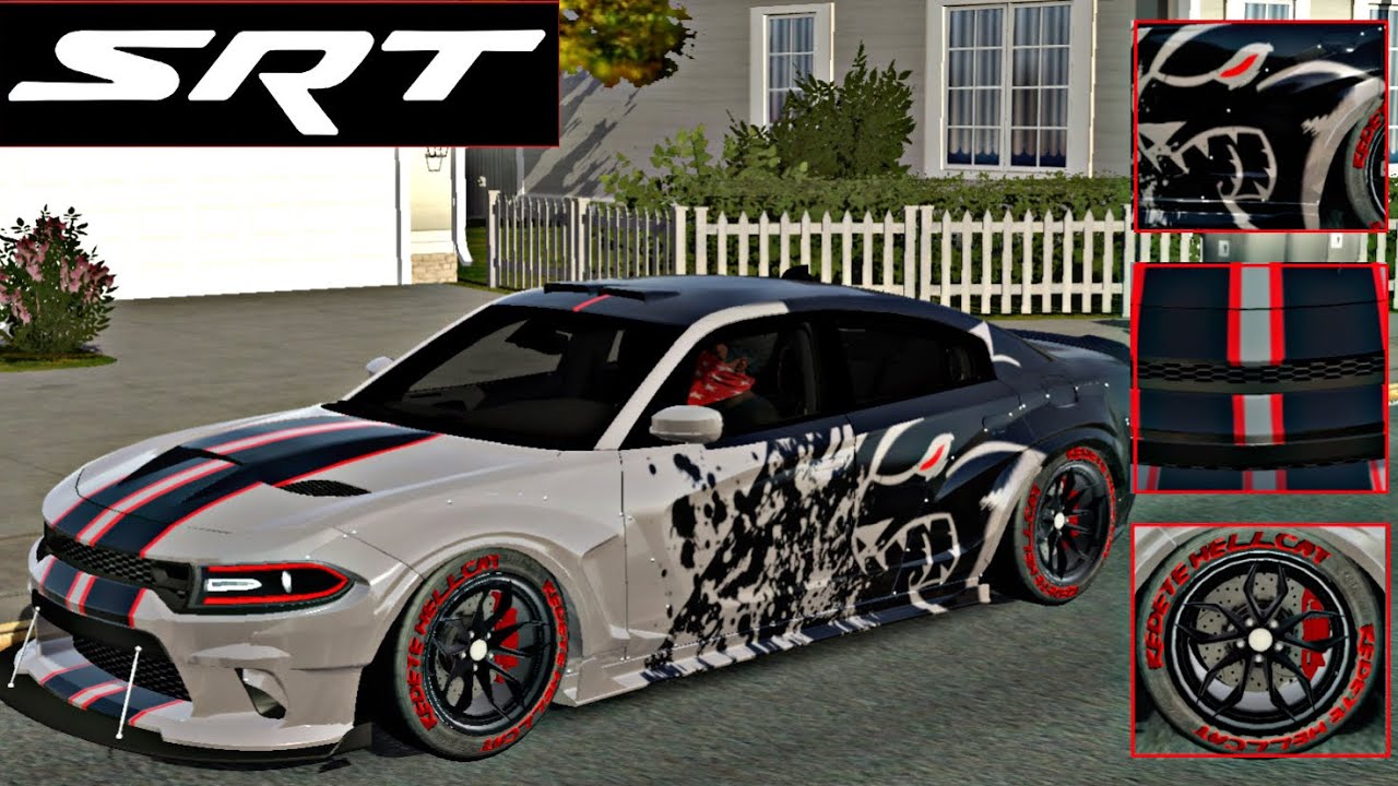 DODGE CHARGER HELLCAT EASY DESIGN in car parking multiplayer🔥 - YouTube