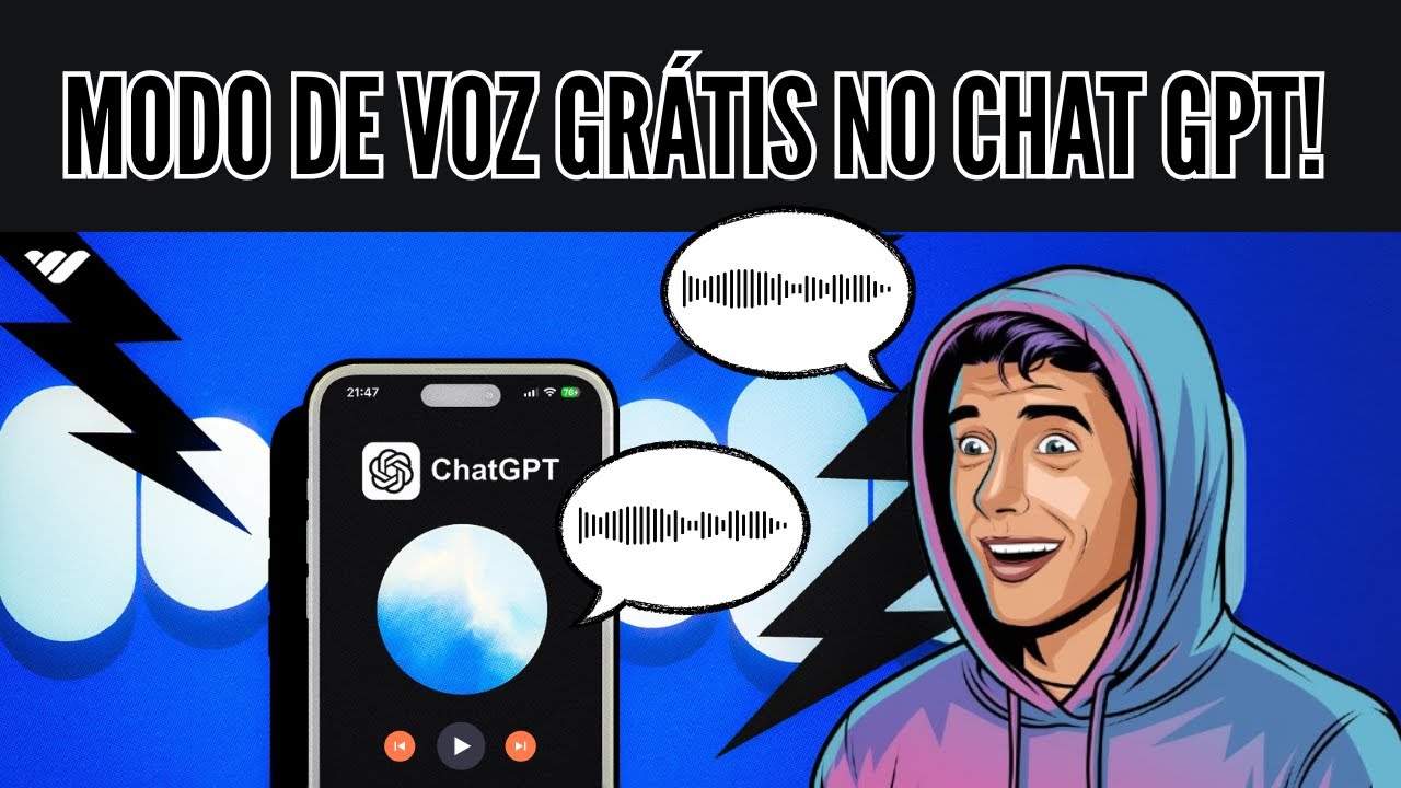 MODO DE VOZ DO CHAT GPT ESTÁ GRÁTIS! - YouTube