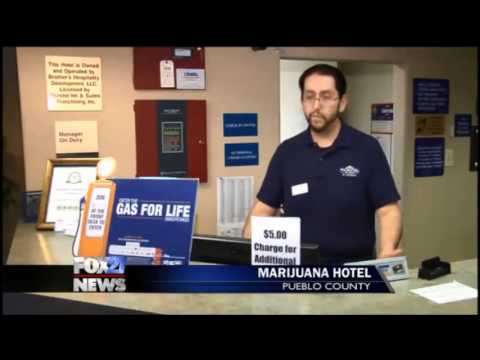Southern Colorado hotel welcomes pot smokers - YouTube