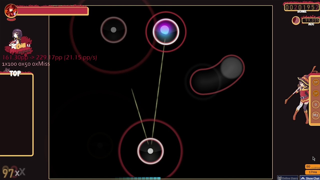 [osu!] Turbo - PADORU / PADORU [Nymphe's Extreme] (207pp 97.04% FC ...